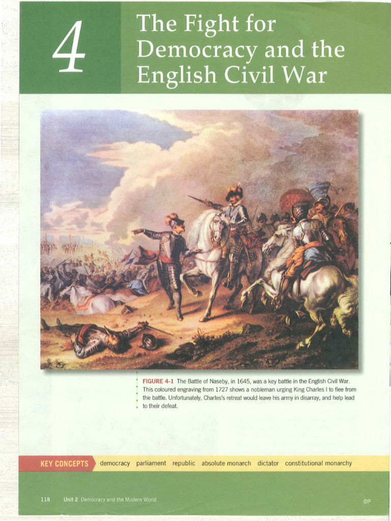 Chapter 4 The Fight For Democracy and The English Civil War | PDF