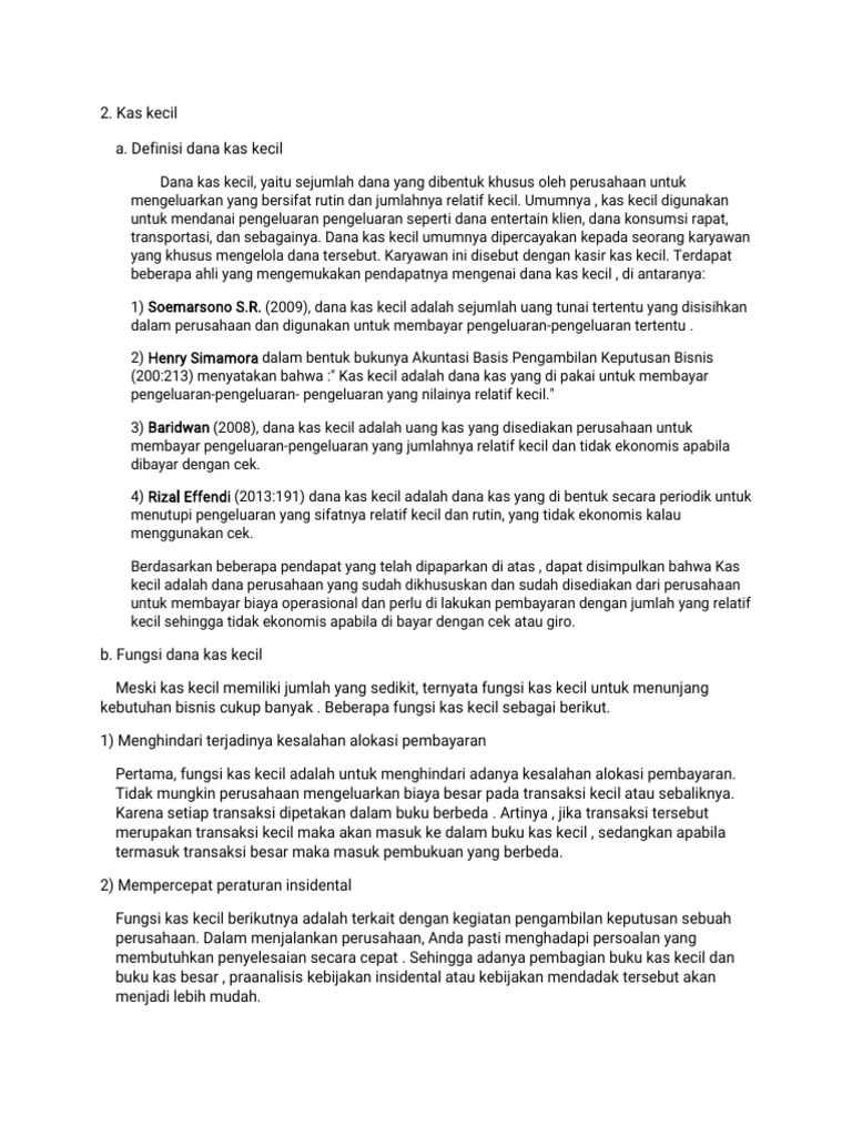 Kas Kecil XI MPLB 2 | PDF