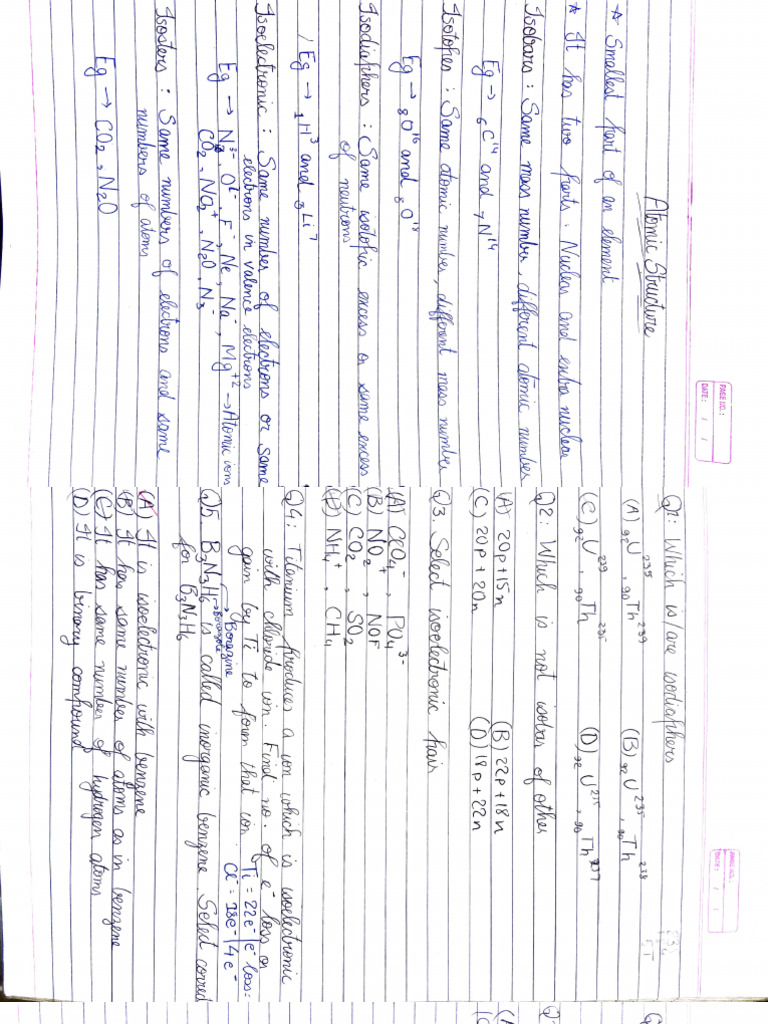 Quantum Numbers and General Chemistry Notes | PDF