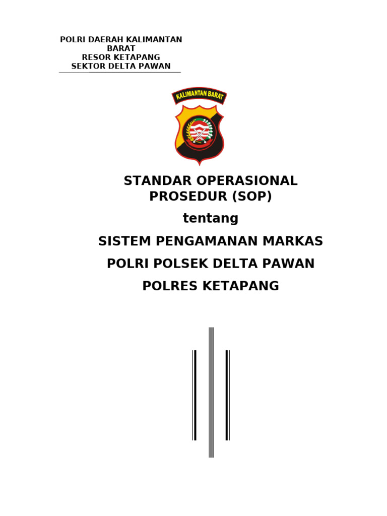 Sop Sispam Mako Polres | PDF