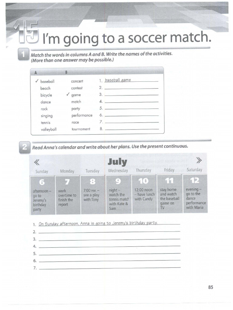 Unit 15 Workbook Rojo | PDF