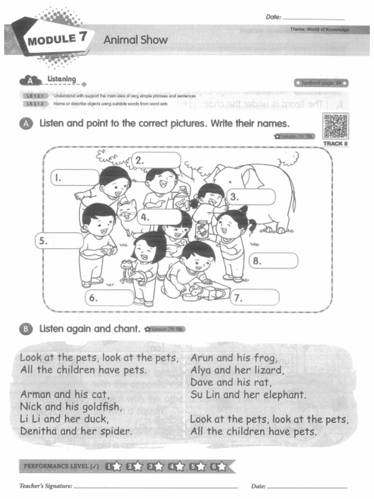 Genius 1 - Workbook English Standard 1 Module 7 | PDF