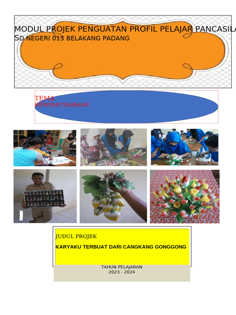 Fase B KARYAKU TERBUAT DARI CANGKANG GONGGONG | PDF