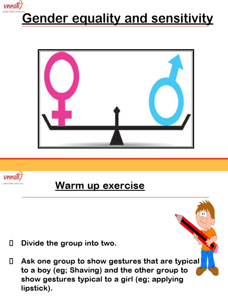 Gender Equality - Sensitivity PPT-PDF (Aug 2020) | PDF