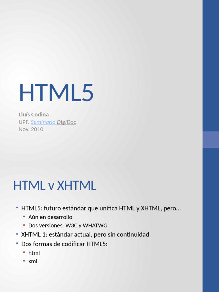 HTML5 2010 | PDF