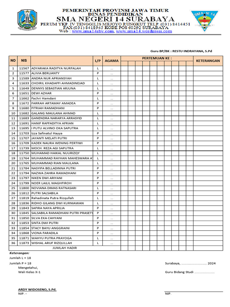KELAS X Merged | PDF