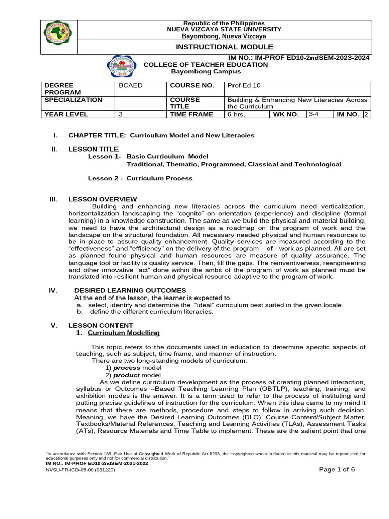 Module 2 Prof Ed 10 | PDF