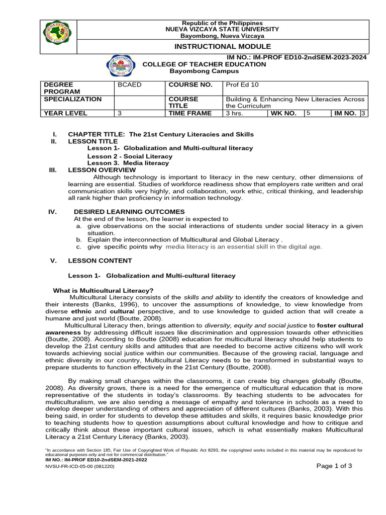 Module 3 Prof Ed 10 | PDF