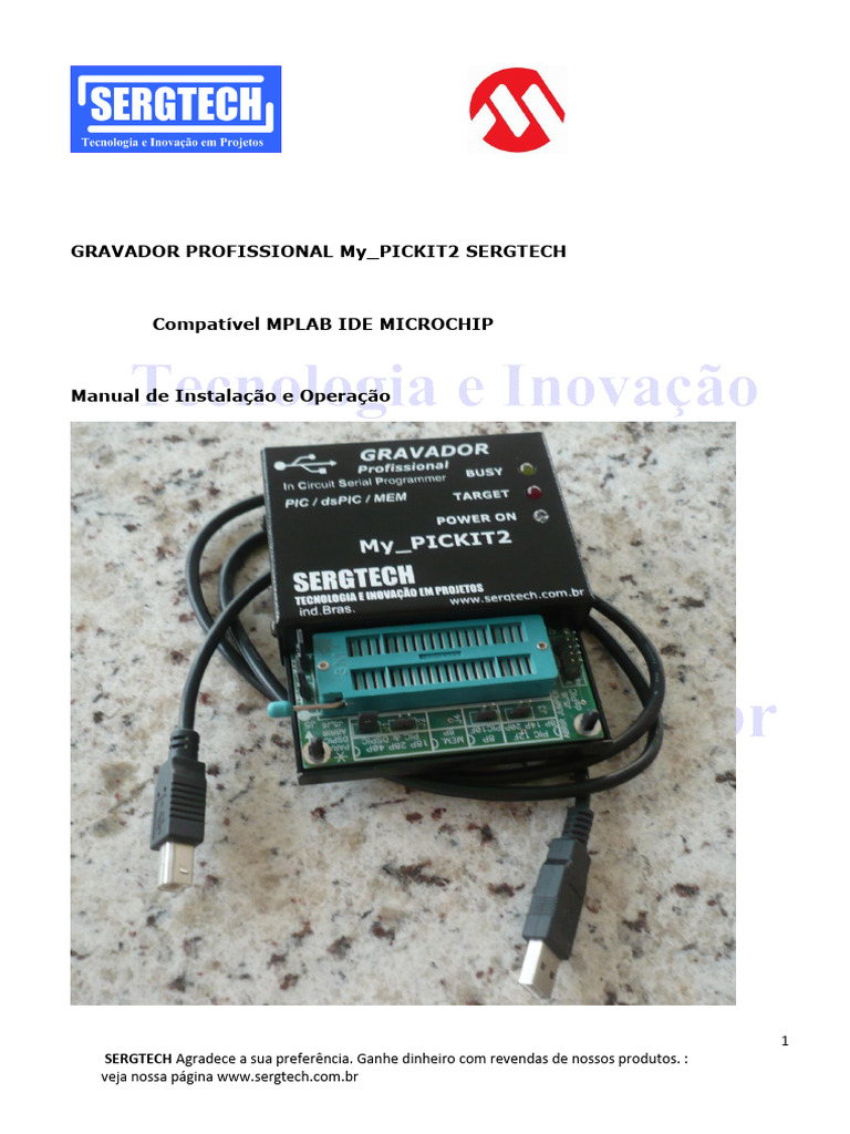 My_PICKIT2: Manual de Instalação | PDF | Computer Hardware | Technology ...
