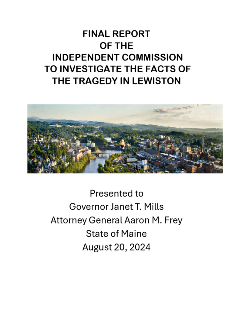 Final Report of the Independent Commission to Investigate the Facts of ...