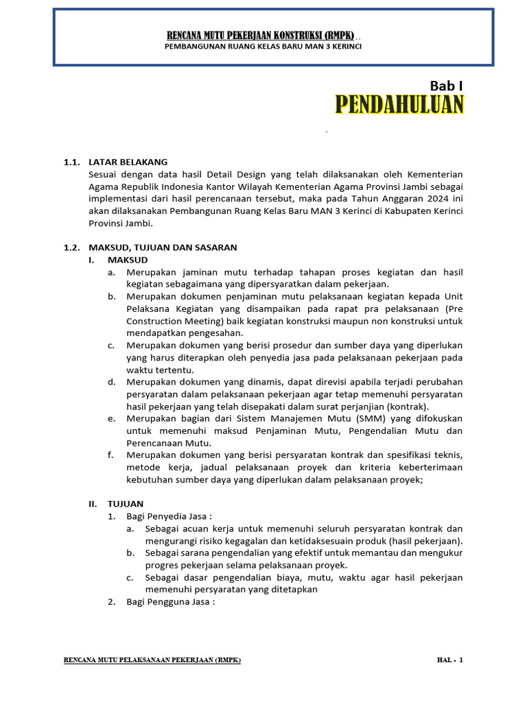 Dokumen RMPK Man 3 Kerinci | PDF