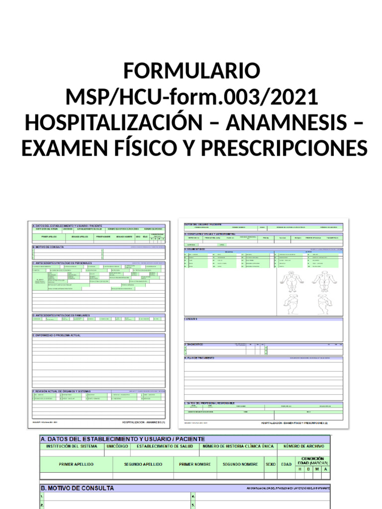 Formulario 003 | PDF