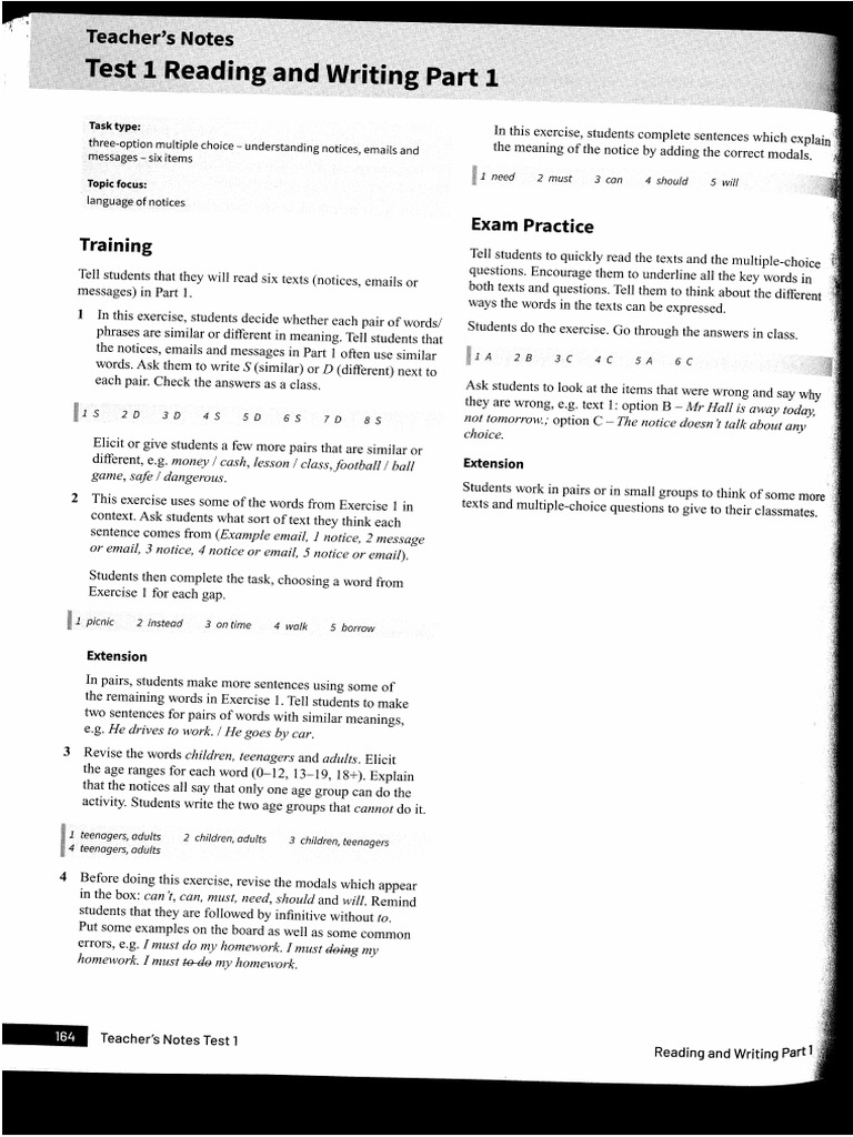 Teachers Notes | PDF