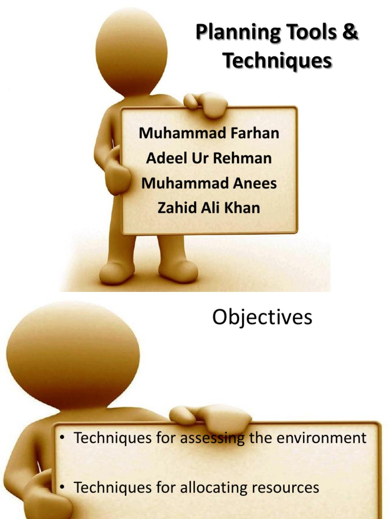 Planning Tools and Techniques Overview | PDF | Forecasting | Scheduling ...