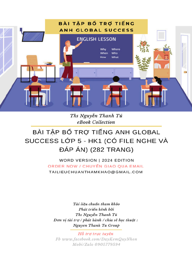 Bai Tap Bo Tro Global Success Lop 5 Hk1 | PDF