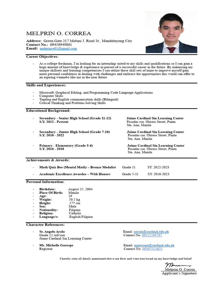Resume Draft (Updated) | PDF