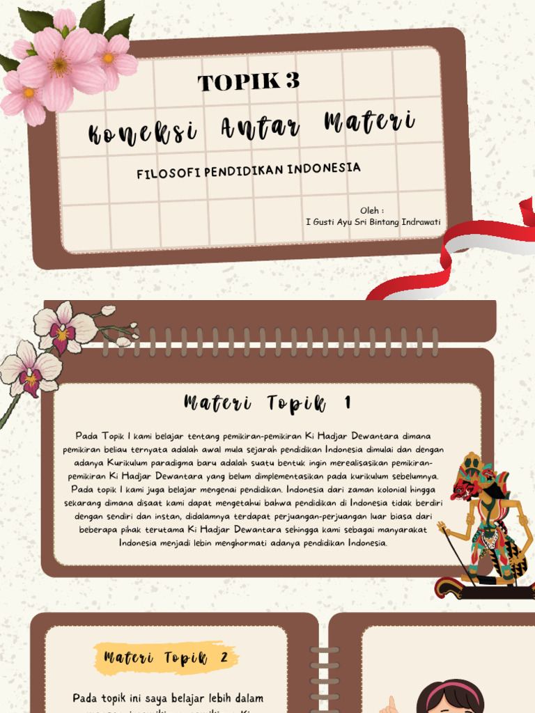 I Gusti Ayu Sri Bintang Indrawati - Topik 3 - Koneksi Antar Materi (FPI) | PDF