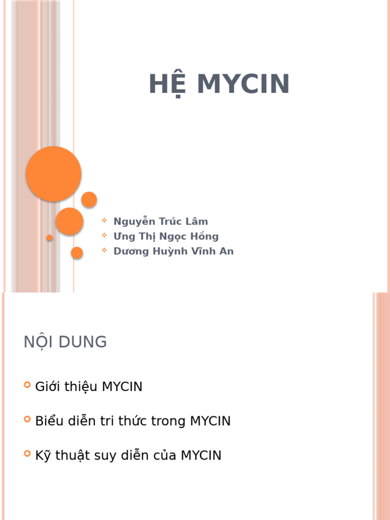 HỆ MYCIN | PDF