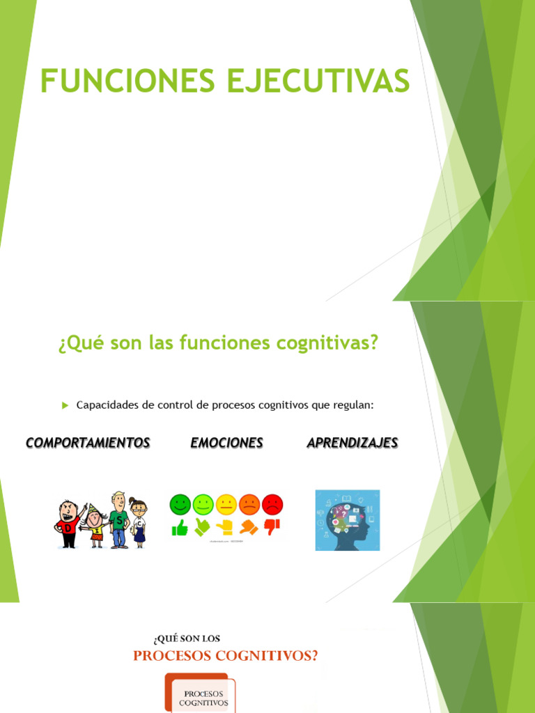 Funciones Ejecutivas en el Aula: Guía Práctica | PDF | Funciones ...