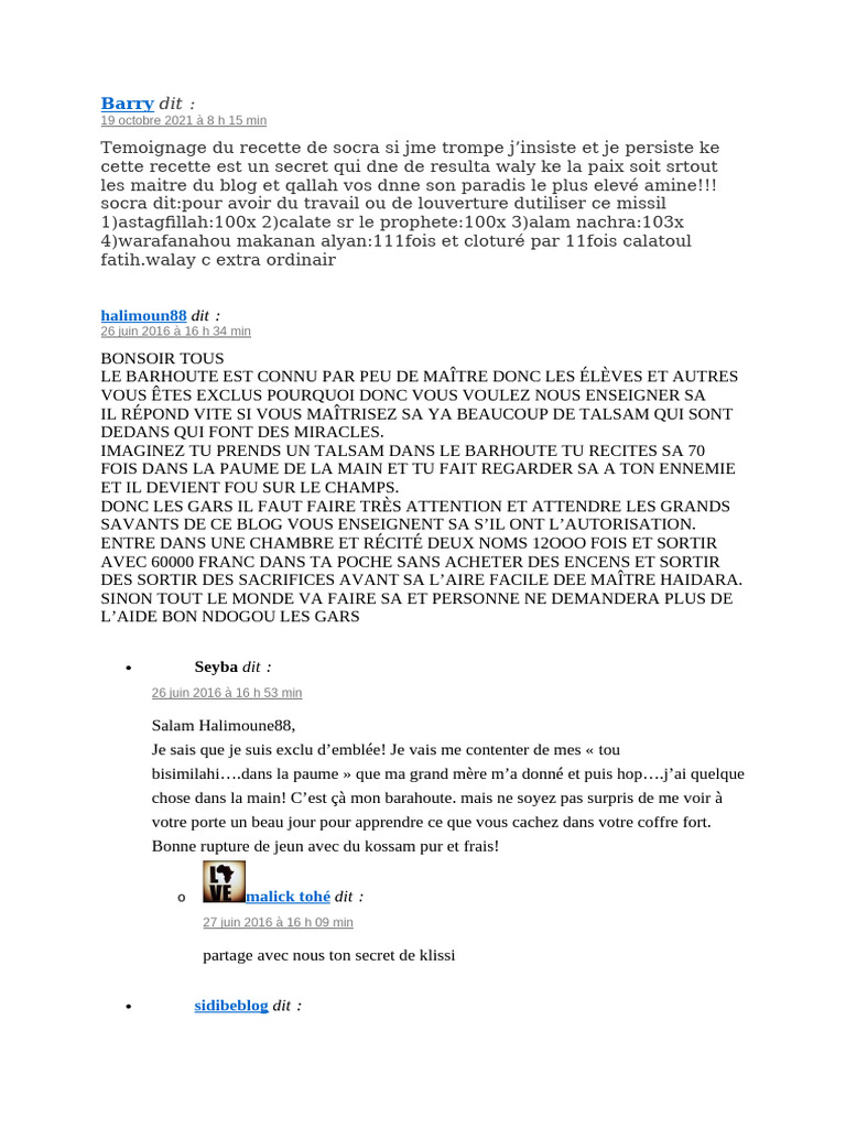 Silsilatou Ahmar | PDF