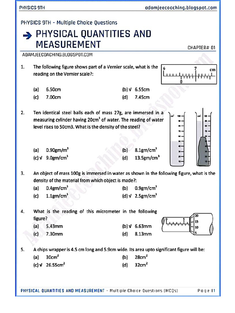 Class 9 Physics Notes PDF | PDF