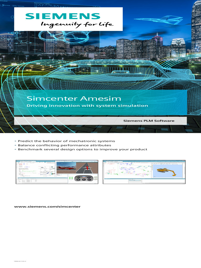 Siemens PLM Simcenter Amesim Banner | PDF
