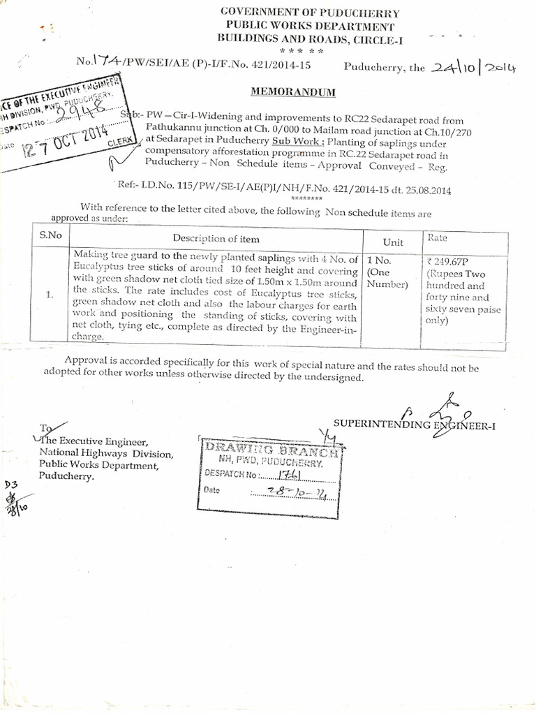 NPSR No.174 dt.24.10.2014 | PDF
