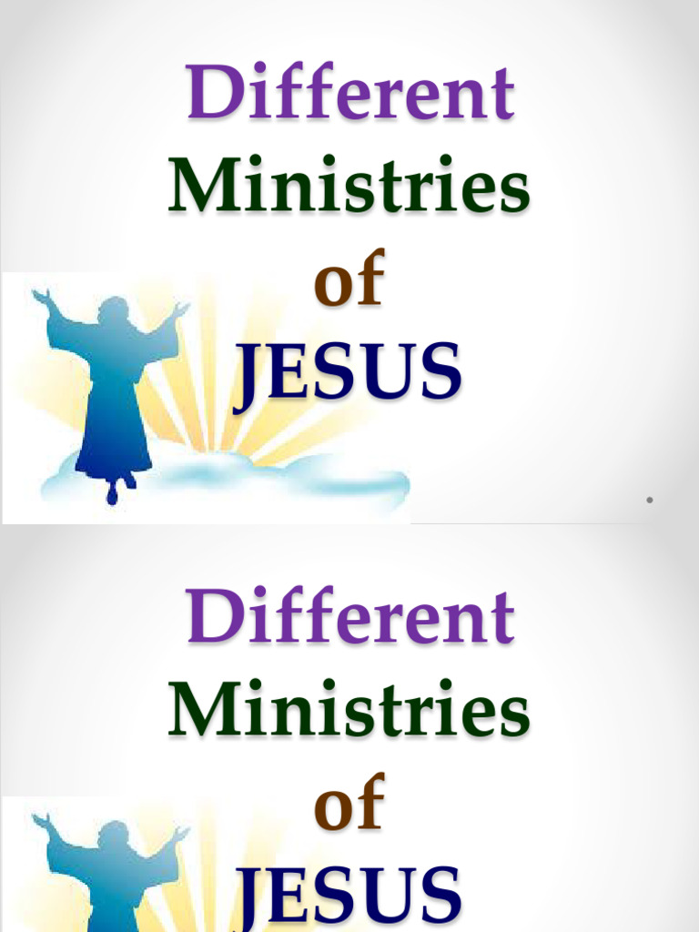 Module 6 The Ministries Of Jesus Pdf