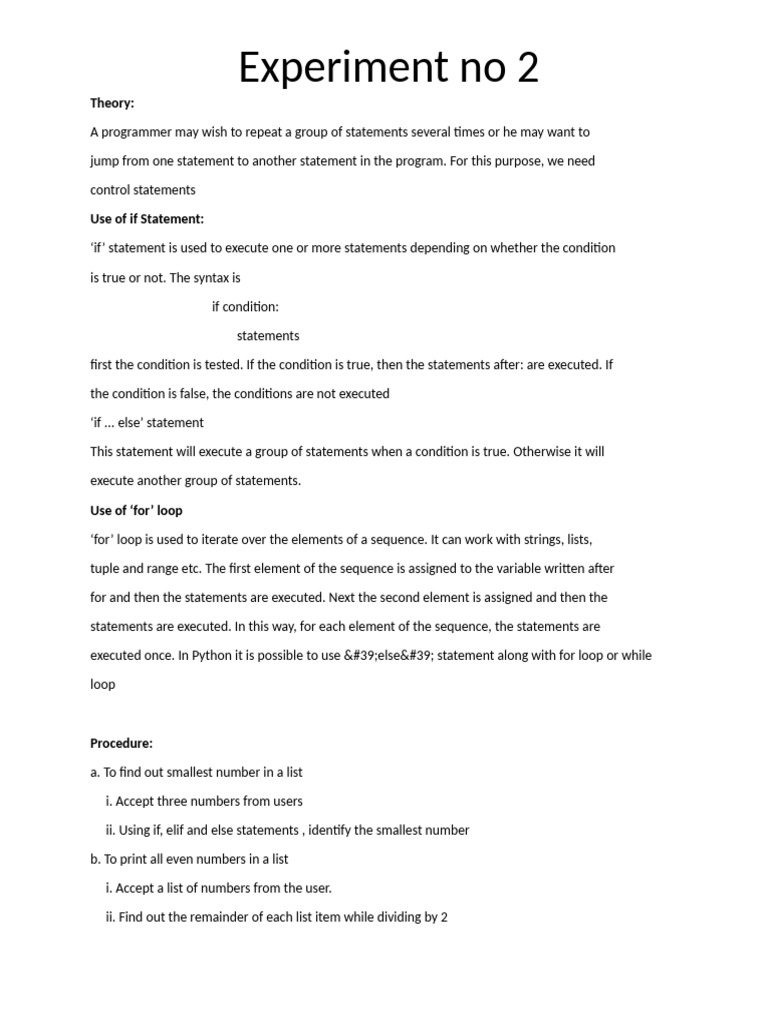 Experiment No 2 Roll21 Harsh | PDF