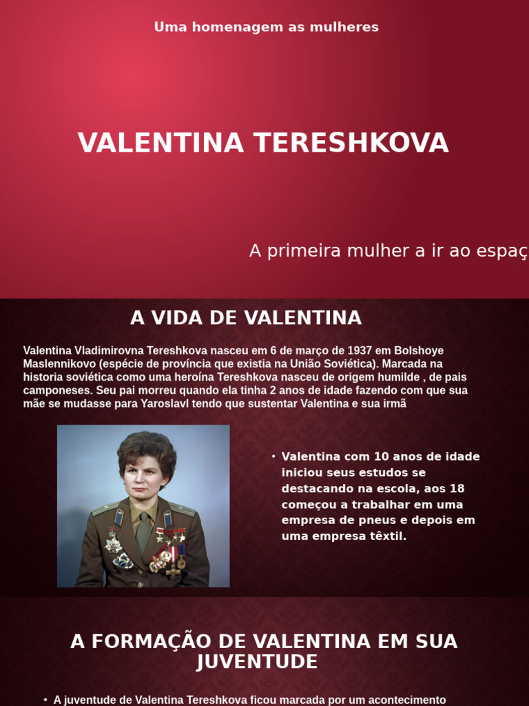 Valentina Tereshkova | PDF