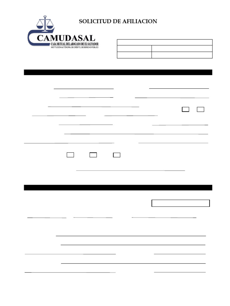 Formato Solicitud de Afiliacion | PDF