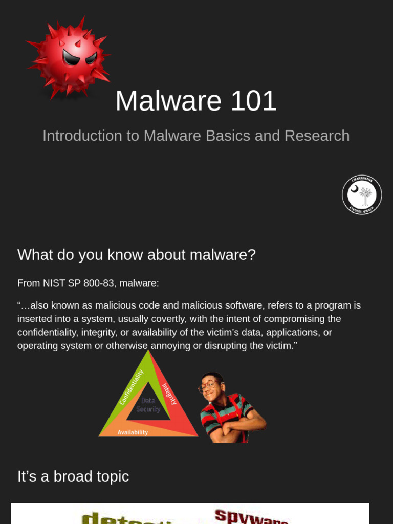 Malware 101 | PDF