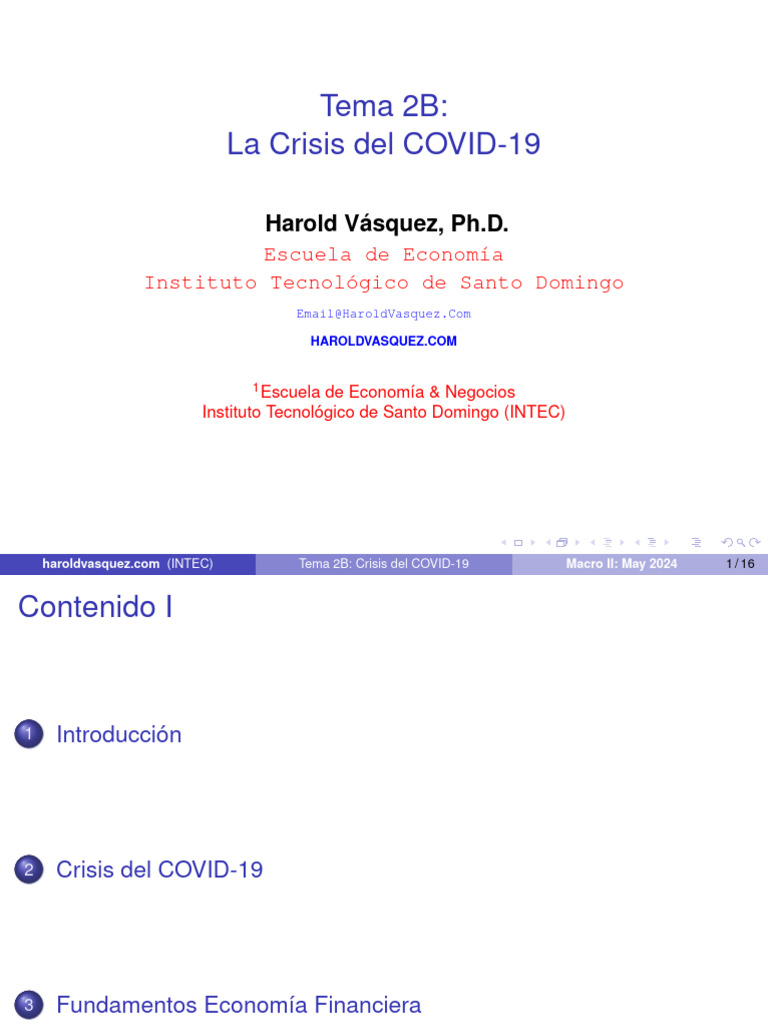 Tema 2B - Crisis Del COVID-19 | PDF