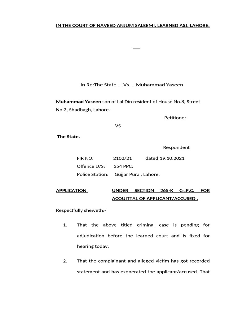 265-K Muhammad Yaseen | PDF