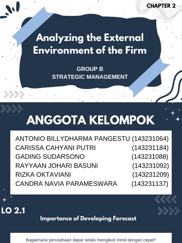 TM 2 - PPT CH2 - Kelompok B - Management Stratejik | PDF