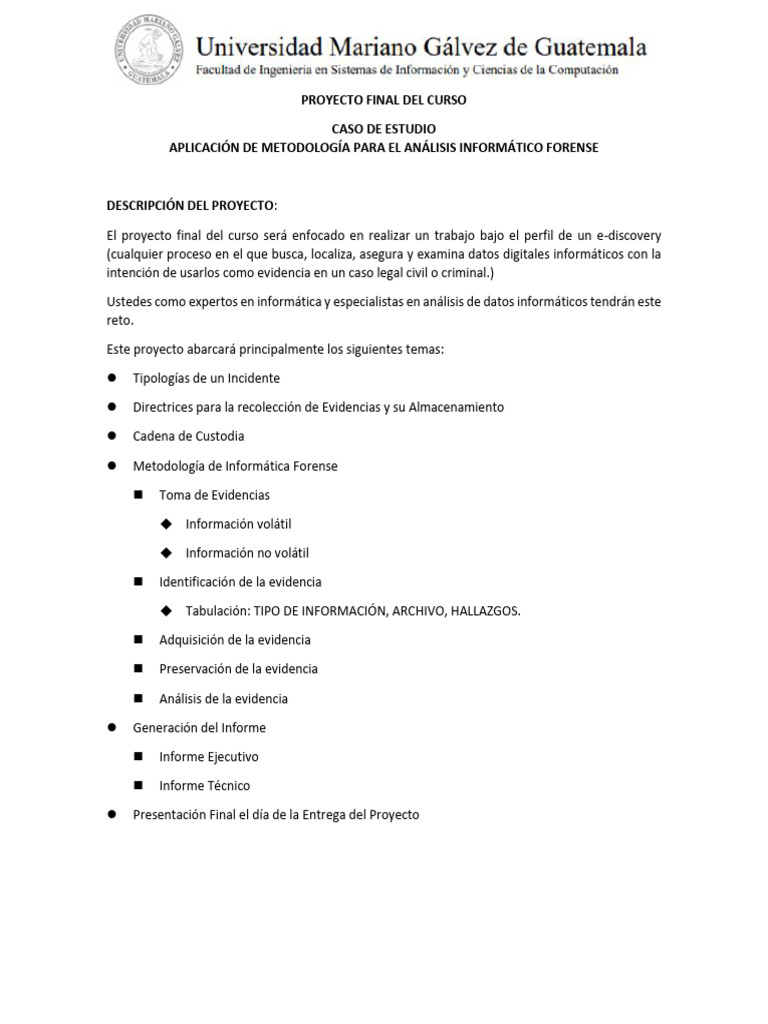 Proyecto Final | PDF