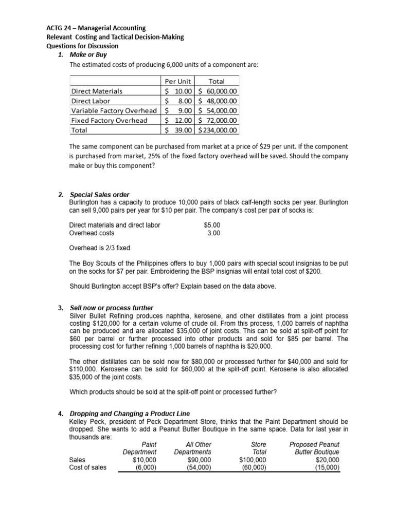 Problems Used in Discussion | PDF