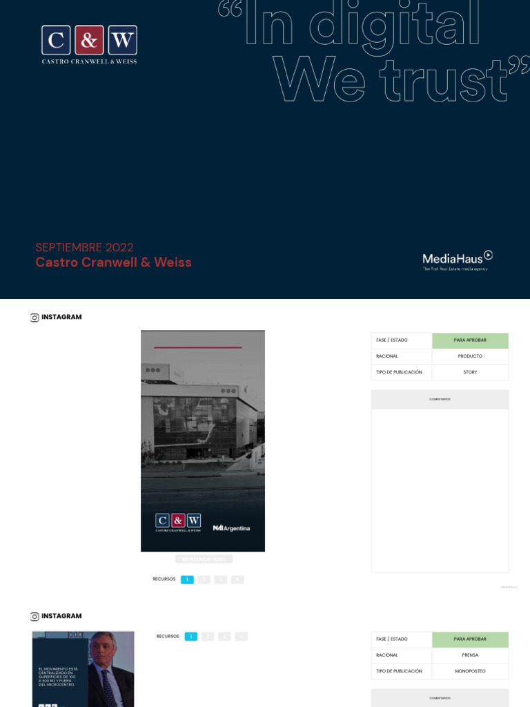 9 - Septiembre 2022 Grilla RRSS CYW | PDF