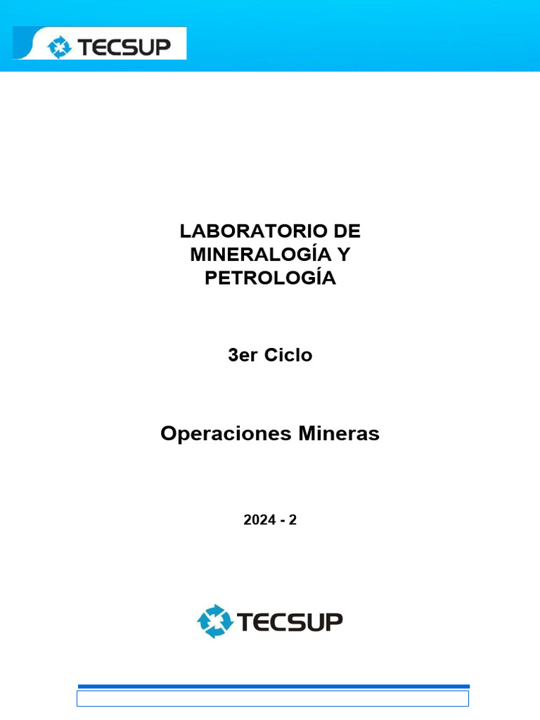 Laboratorio Mineralogía y Petrología_Indices de Miller_Lab02_2024-02 AB | PDF