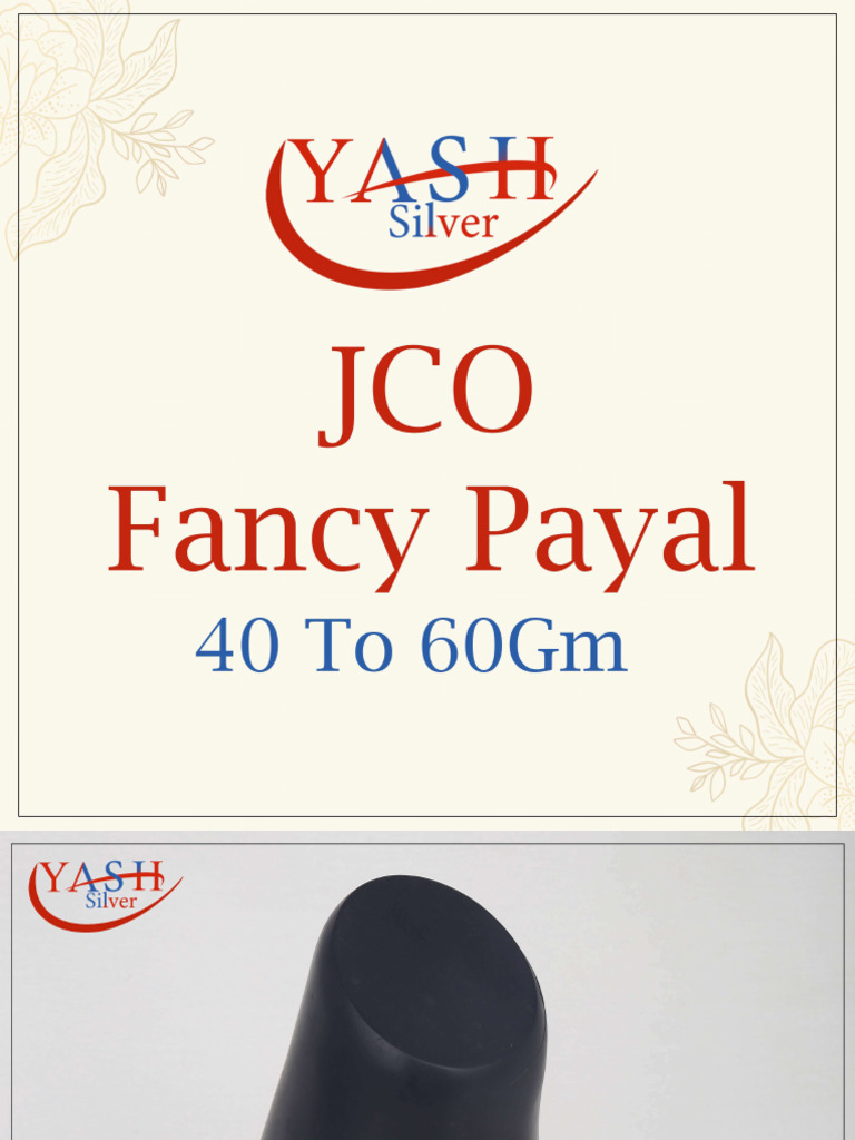 Jco Fancy Payal | PDF