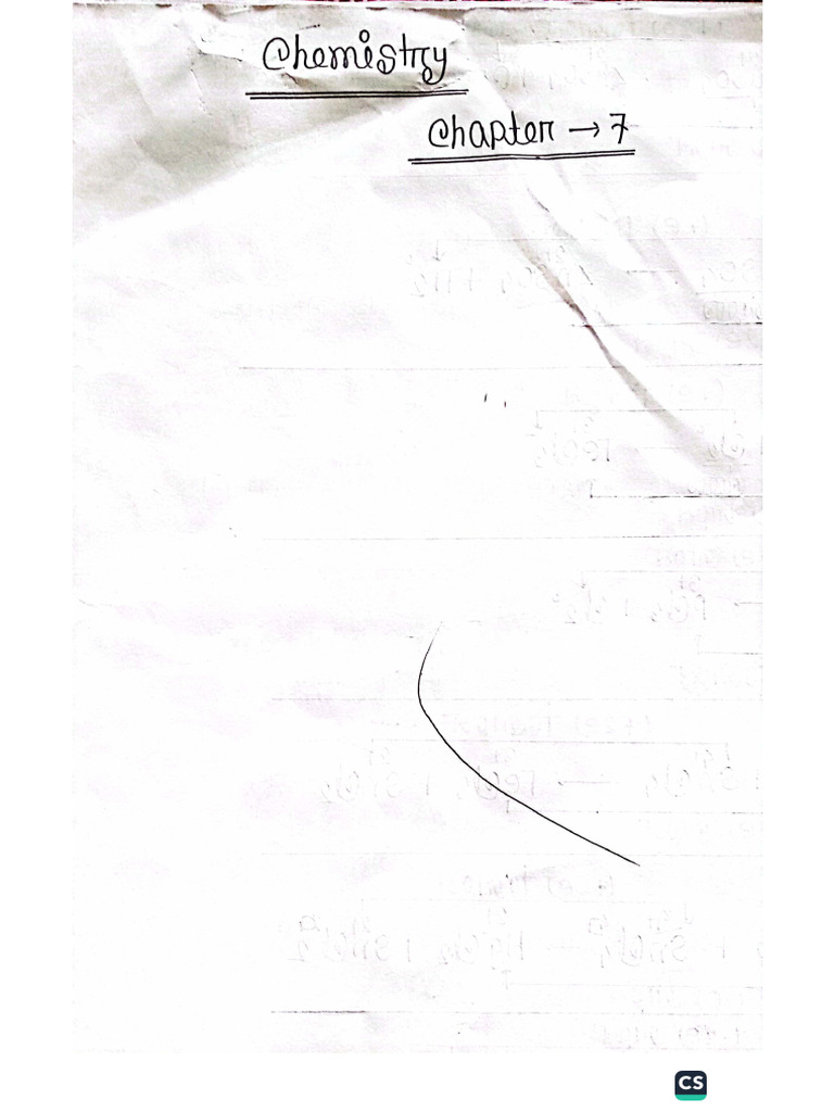 Chemistry Chapter 7 Niloy | PDF