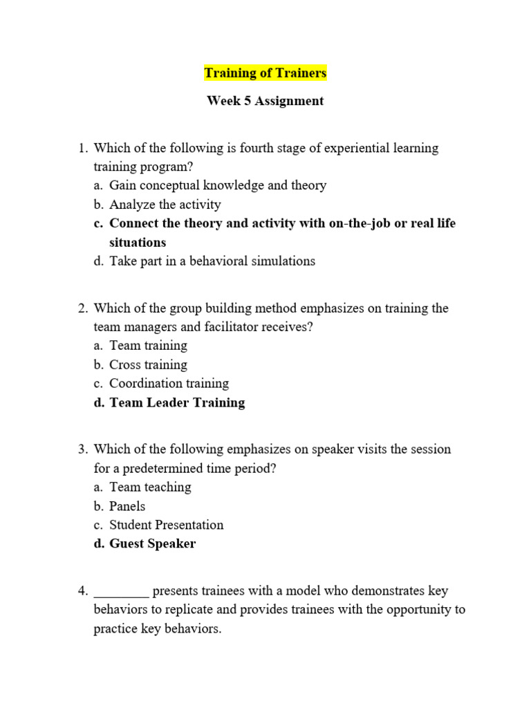 Assignment Week 5 | PDF