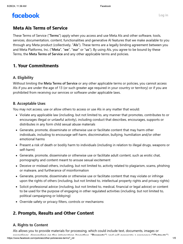 Facebook | PDF