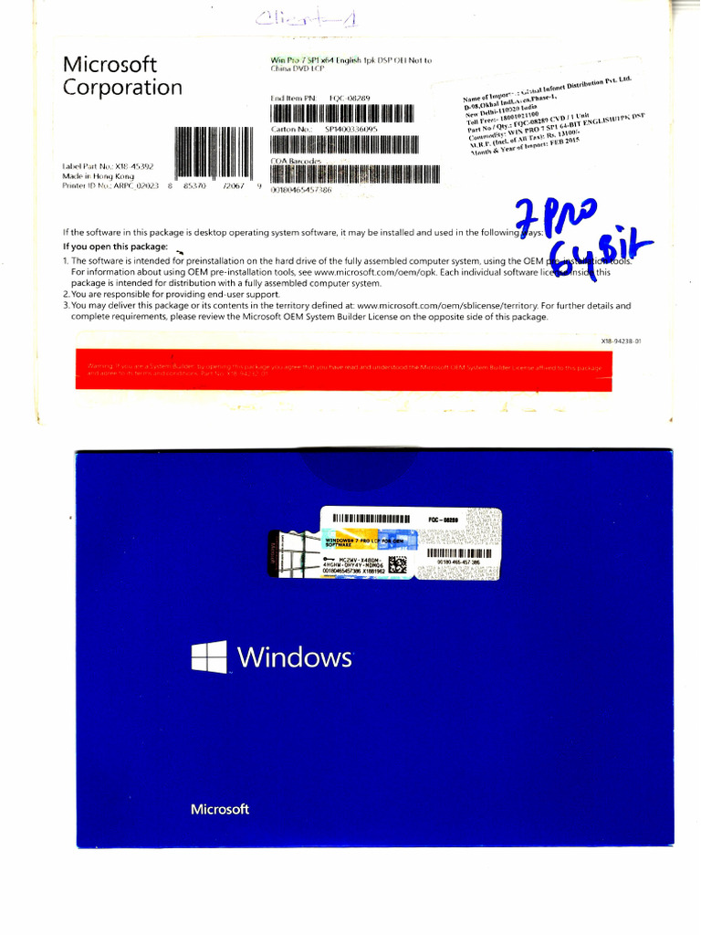 Win 7 Product Key Clint-1 | PDF