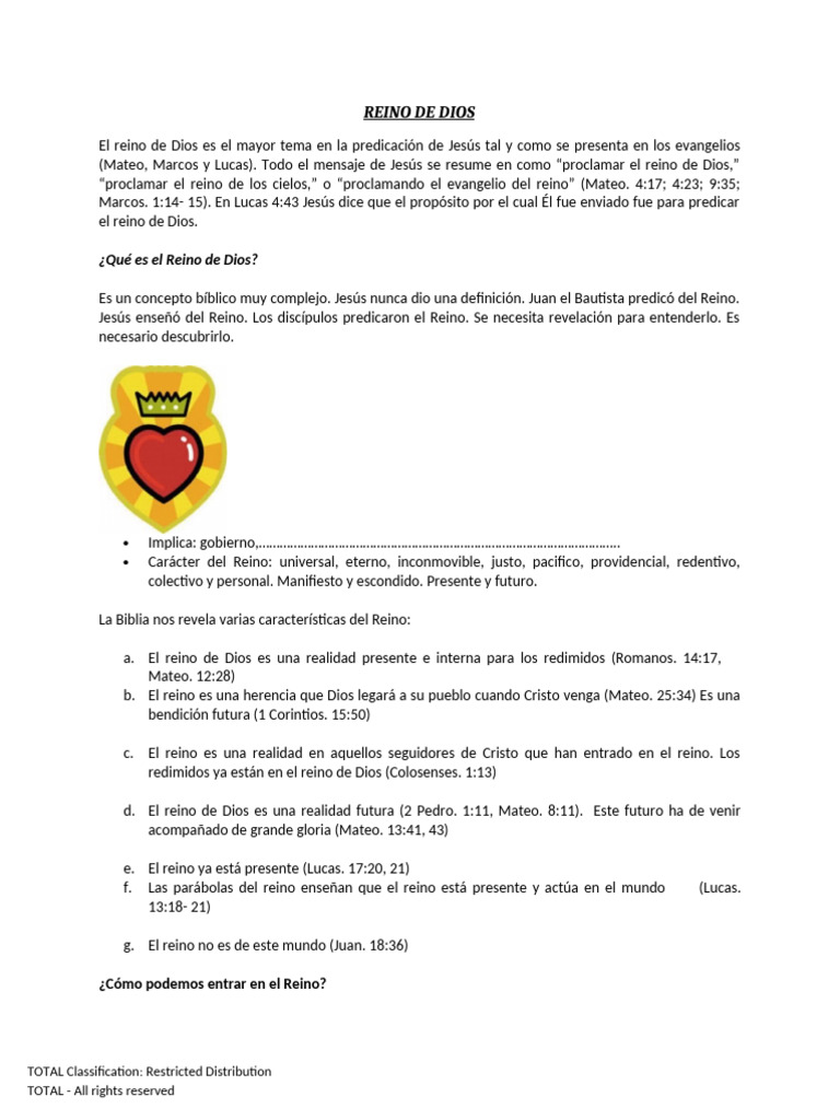 ABC-ING Clase #5 REINO DE DIOS | PDF