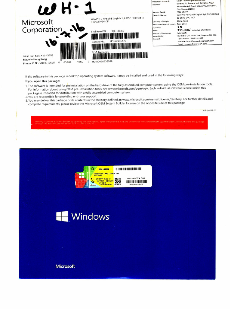 Win 7 Product Key Wh-1 | PDF