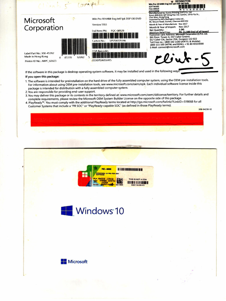 Win 10 Product Key Clint-5 | PDF