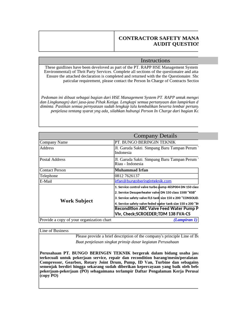 Safety Csms Rapp BBT | PDF