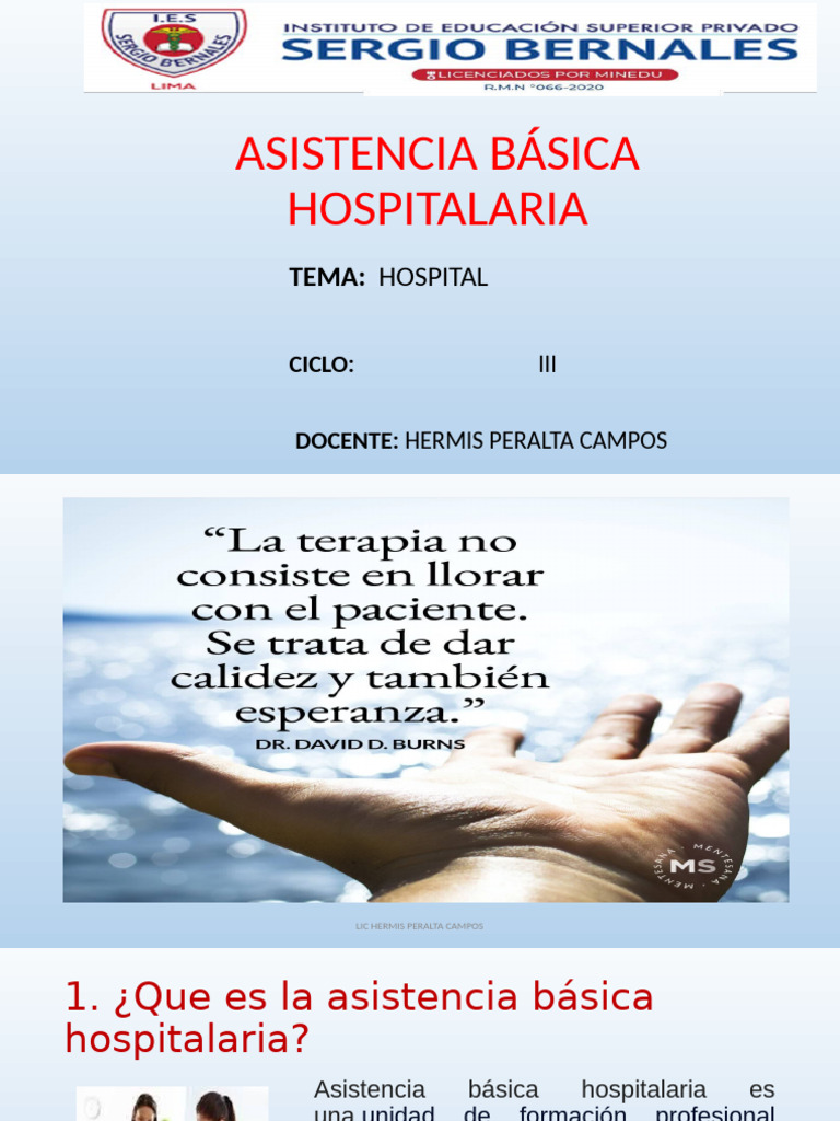 Tema 1 Hospital | PDF