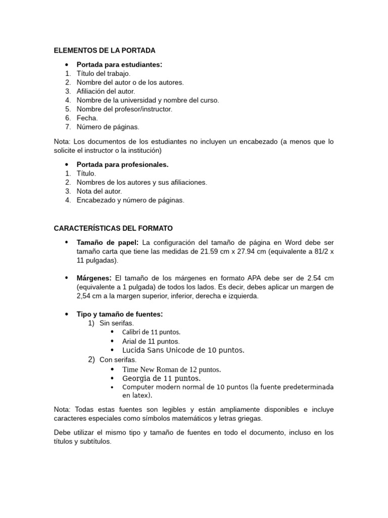 Formato APA | PDF